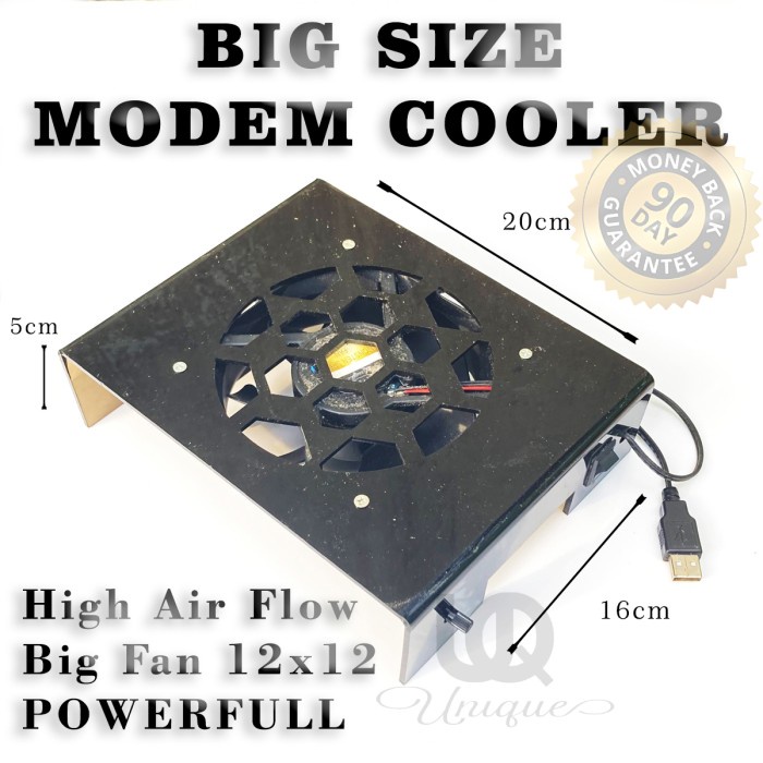 Jual Big Size Modem Cooler Fan Modem Kipas Pendingin Besar STB TV box ...