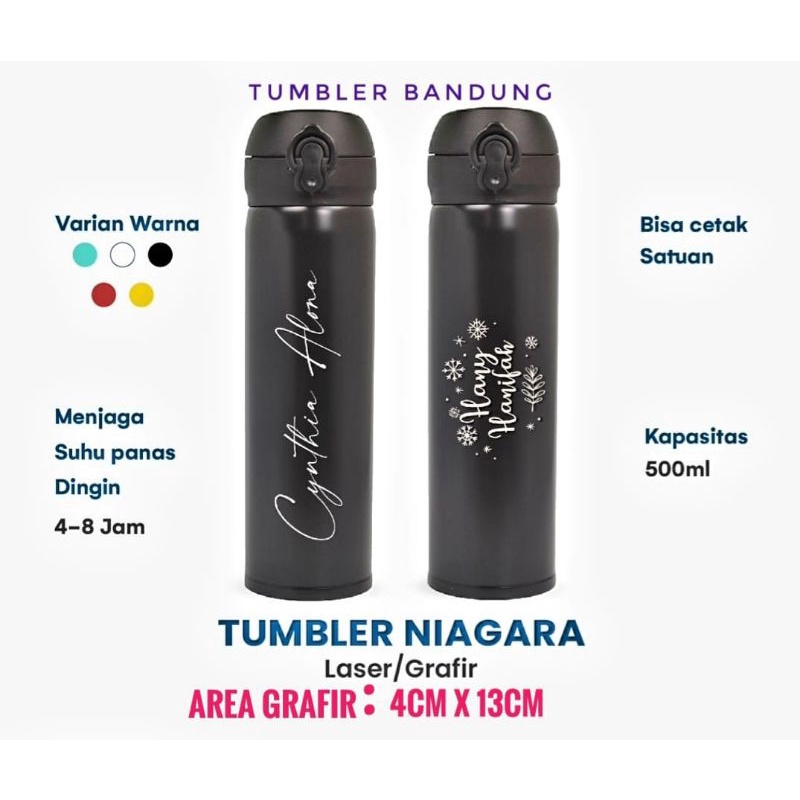 Jual Etalase tumbler custom sablon/grafir/laser UV/sablon payung ...