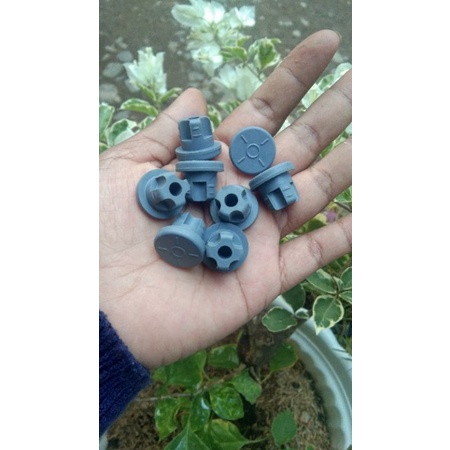 Jual (10pcs)Rubber stopper TUTUP KARET SILICON BOTOL VIAL | Shopee ...