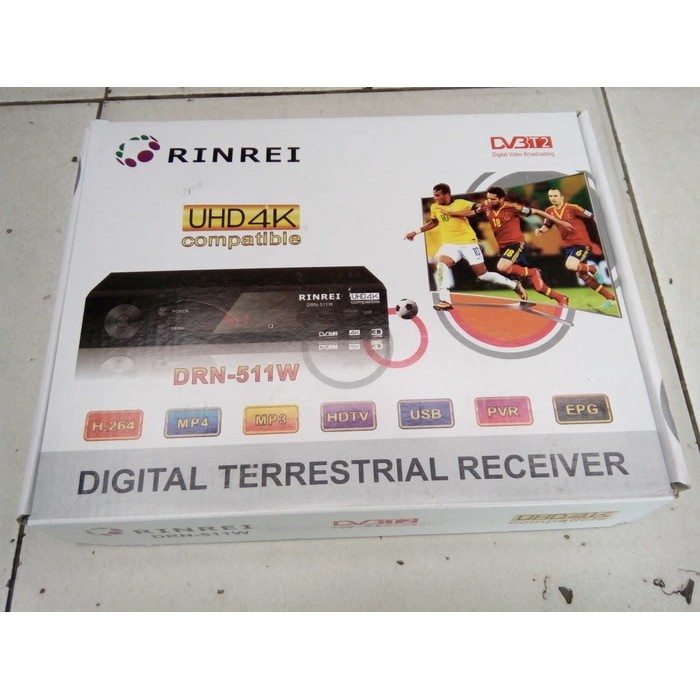 Jual RINREI Digital Terrestrial Receiver / Set Top Box DRN-511W | Shopee Indonesia