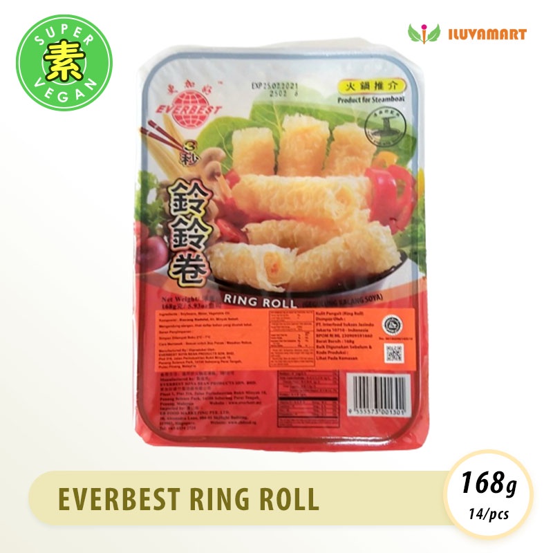 Jual Everbest Ring Roll / Ling Ling Juan / Kembang Tahu Gulung Cincin Steamboat Vegetarian ...
