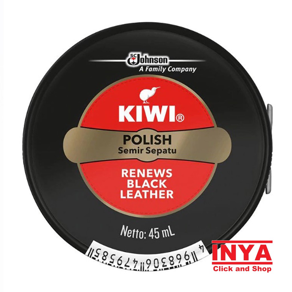 Jual KIWI POLISH RENEWS BLACK LEATHER 45ml - Semir Sepatu Padat Hitam | Shopee Indonesia