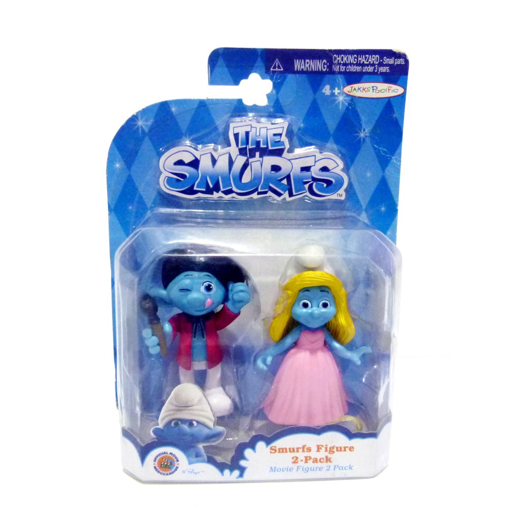 Jual Action Figure Smurfette The Smurfs Figure 2 pack Original Jakks ...