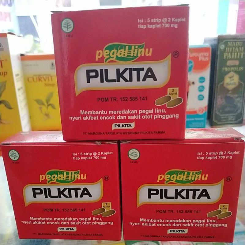 Jual Pilkita Pegel linu 700 Mg/HARGA PERSTRIP ISI 2 KAP | Shopee Indonesia