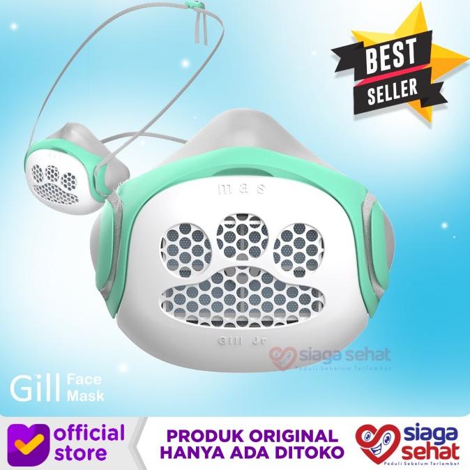 Jual Masker Pakai Ulang - Gill Face Mask Reusable Respirator (For Kids ...