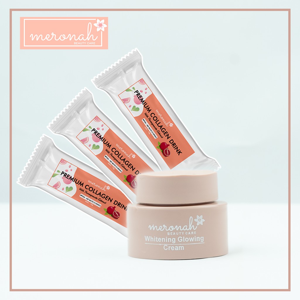 Jual Meronah Cream + Sachet Collagen Drink | Shopee Indonesia