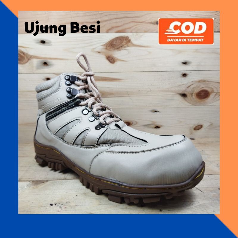 Jual SEPATU SAFETY KODE CR-3 (WARNA CREAM) | Shopee Indonesia