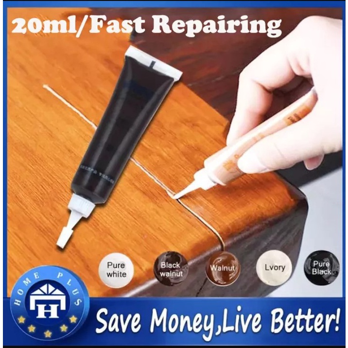 Jual lem / lilin / cat perbaikan cacat kayu Furniture kusen pintu 20 ml ...
