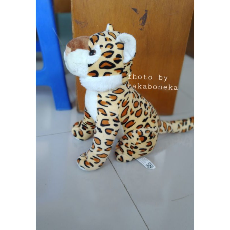Jual Boneka macan tutul SNI UK L # boneka animal # boneka binatang ...