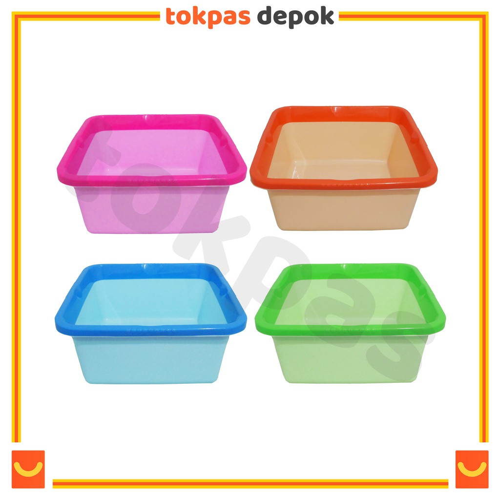 Jual Baskom Nagata 20 Liter Baskom Plastik Tebal Baskom Air Segi ...
