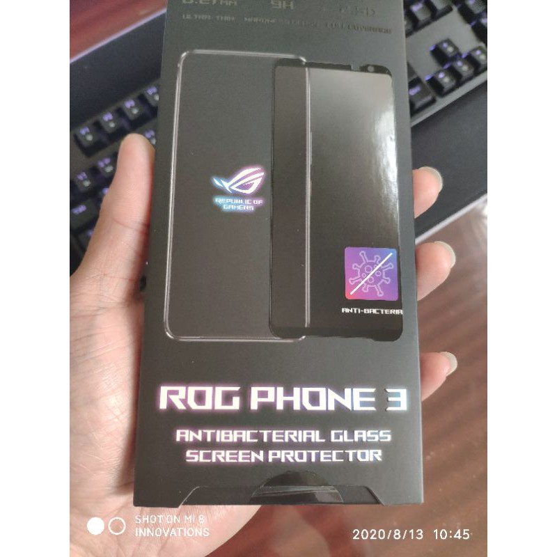 Jual ASUS ROG Phone 3 Glass Screen Protector and Anti bacterial Glass ...