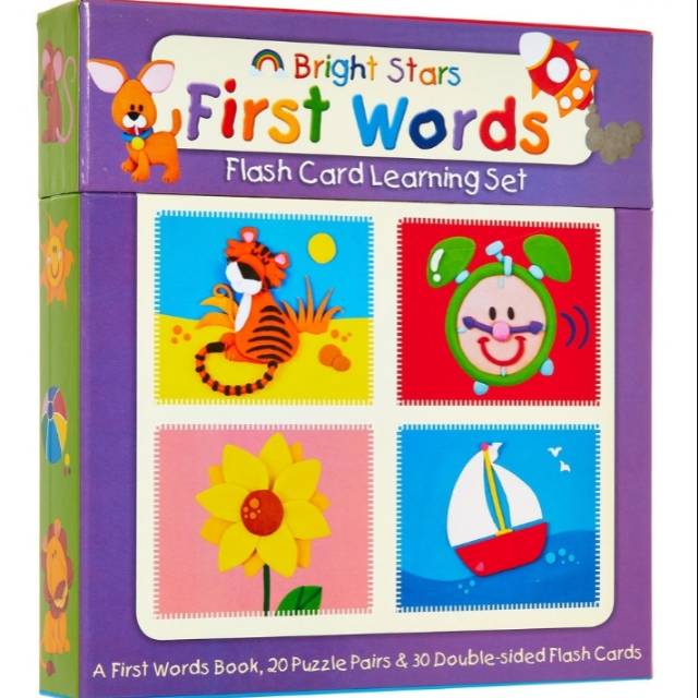 Jual Bright Stars First Words Flashcard Learning Set | Shopee Indonesia