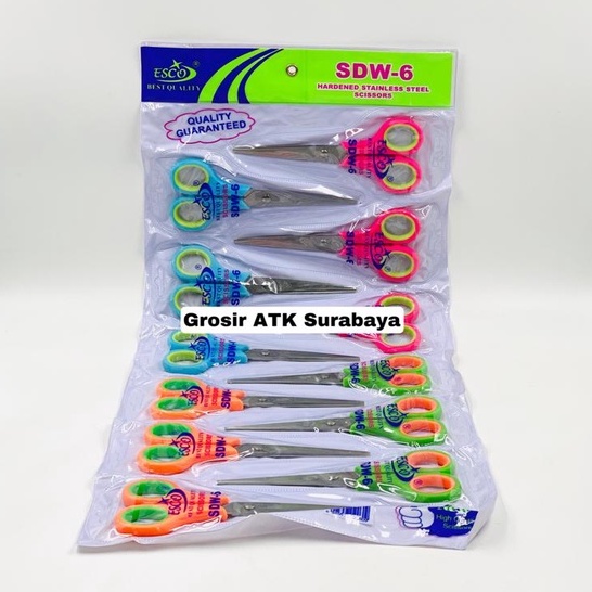 Jual GUNTING ESCO SDW 6 / HW 6 / Gunting Sedang Tanggung SDW-6 / HW-6 Bagus Berkualitas | Shopee ...