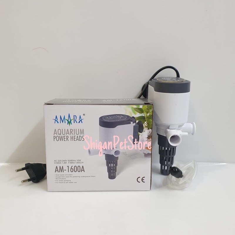 Jual AMARA AM 1600A Aquarium Power Heads / Pompa Air Celup Akuarium AM 1600 A | Shopee Indonesia