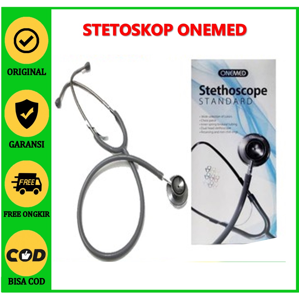Jual Stetoskop Onemed Standard Grey / Stetoskop Onemed Full Colour Stetoskop Onemed Standard ...