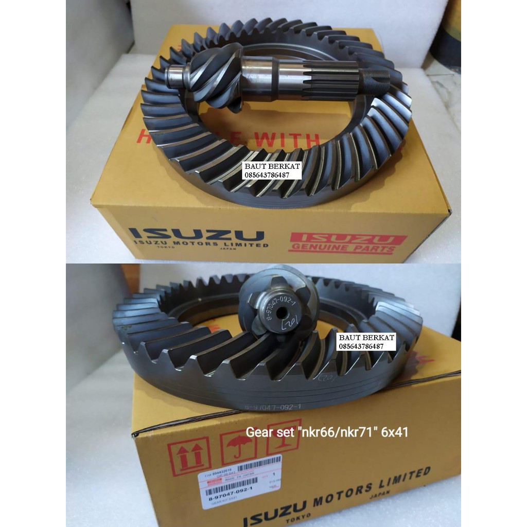 Jual gear set Nkr66 Nkr71 6x41 gigi gardan isuzu elf NKR66 NKR71 rasio ...