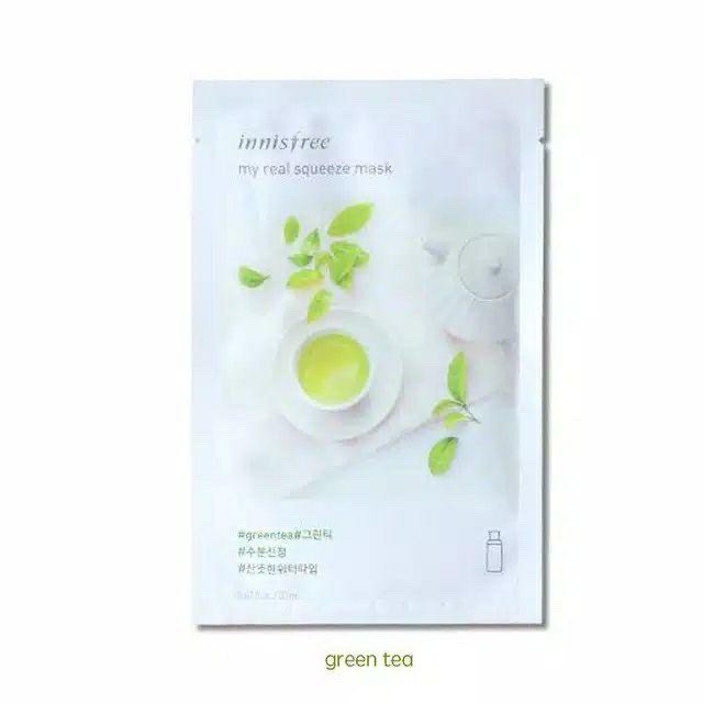 Jual Innisfree Sheet Mask My Real Squeeze Baca Disclaimer Masker Innnisfree Wajah Masker Muka ...
