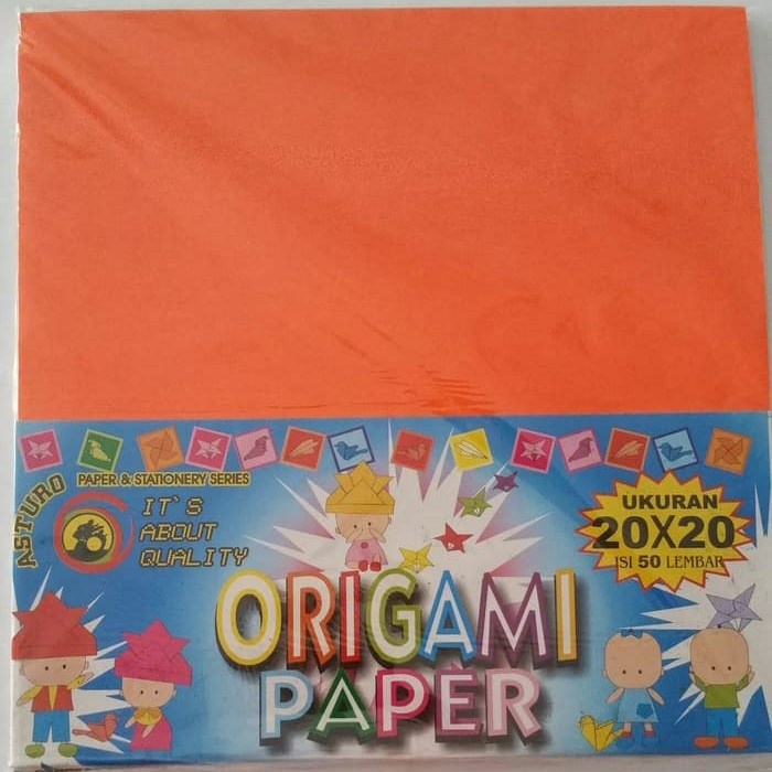 Jual Kertas Origami 20x20 / Kertas Lipat Asturo 20 x 20 ++++ | Shopee ...