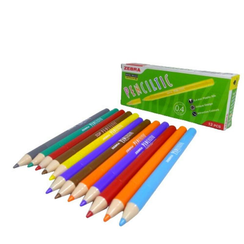 Jual Zebra penciltic 0.4 // pulpen warna penciltic | Shopee Indonesia