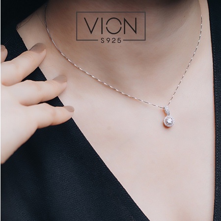 Jual Vion S925 Neklace 10708 Kalung Silver 925, Kalung Lapis Emas ...