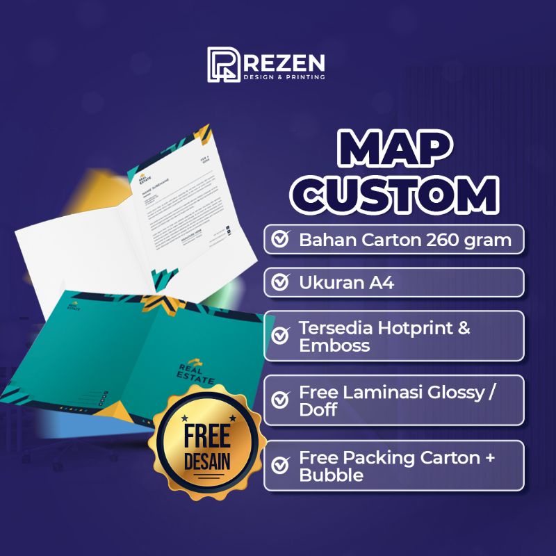 Jual Cetak map custom gratis desain | Shopee Indonesia