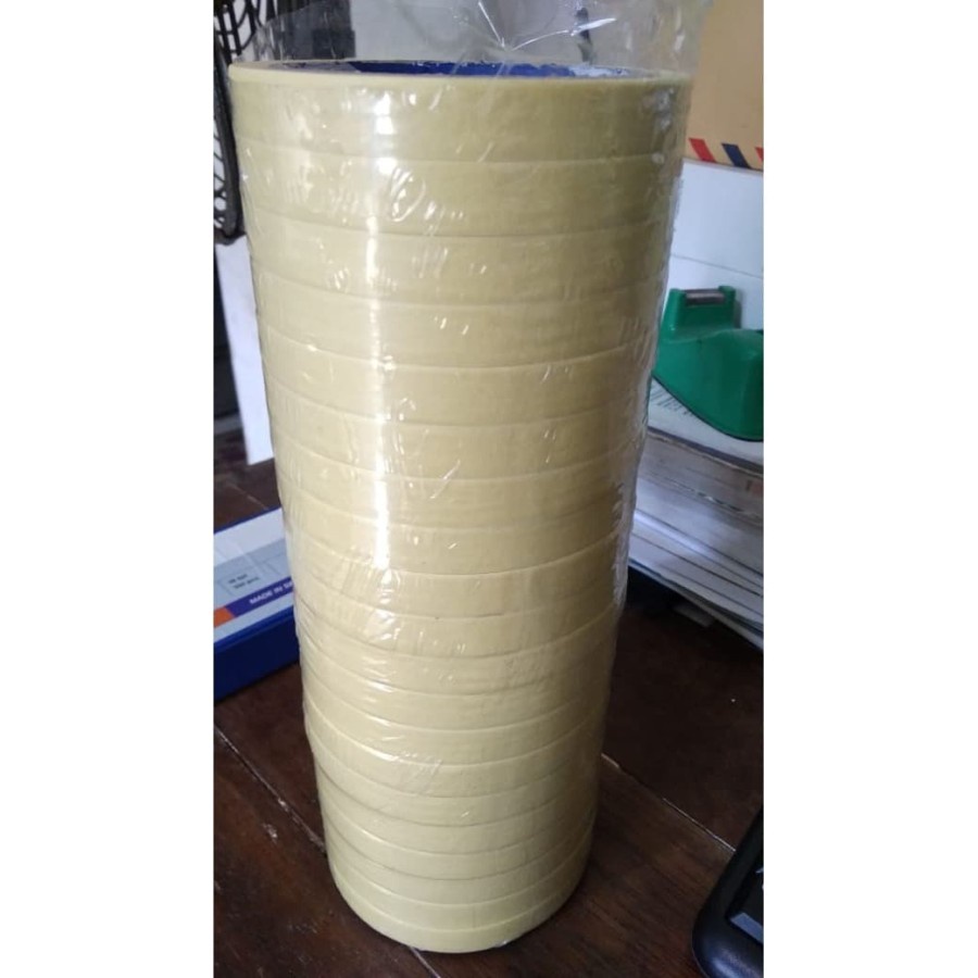 Jual MASKING TAPE 12MM ASIAN PACK CHEM / LAKBAN KERTAS / SOLATIP KERTAS ...