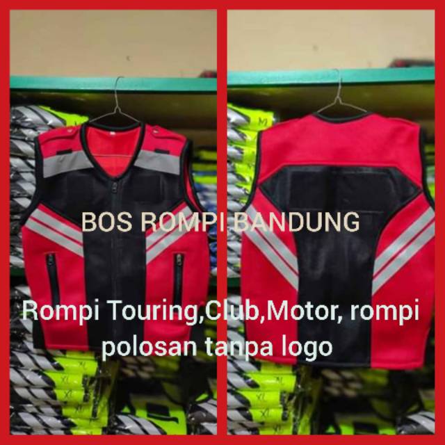 Jual Rompi Touring Club Motor dan Umum Polosan tanpa logo | Shopee ...