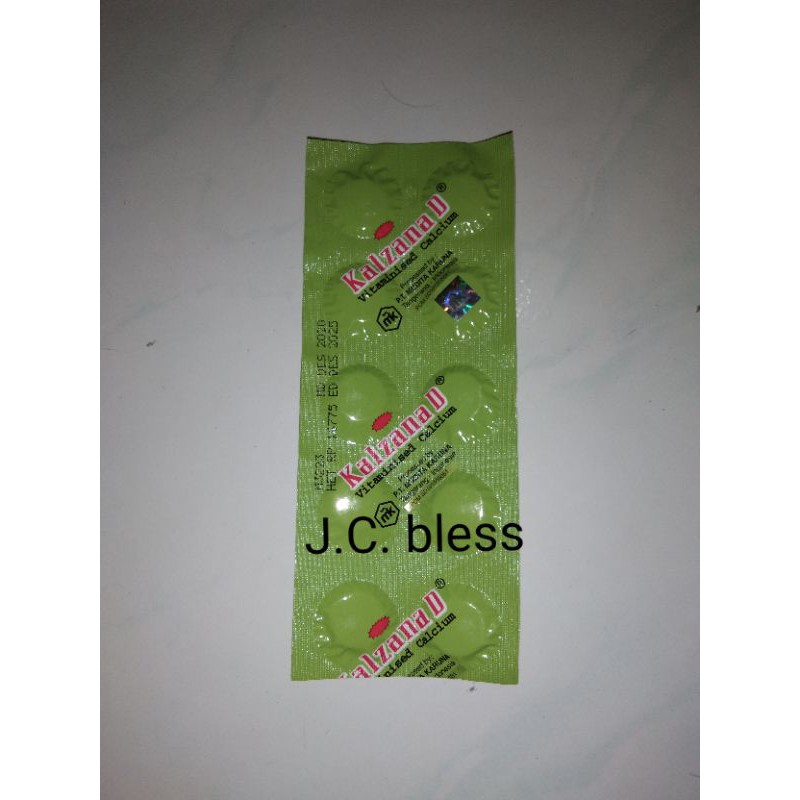 Jual Kalzana D Strip (10tablet) | Shopee Indonesia