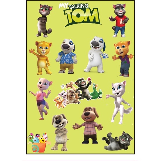 Jual Sticker Talking Tom Friends 1 pc | Shopee Indonesia