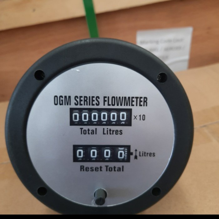 Jual Pertukangan - Oval Gear Meter Flow Meter Minyak Solar Ogm 1" Dn25 ...