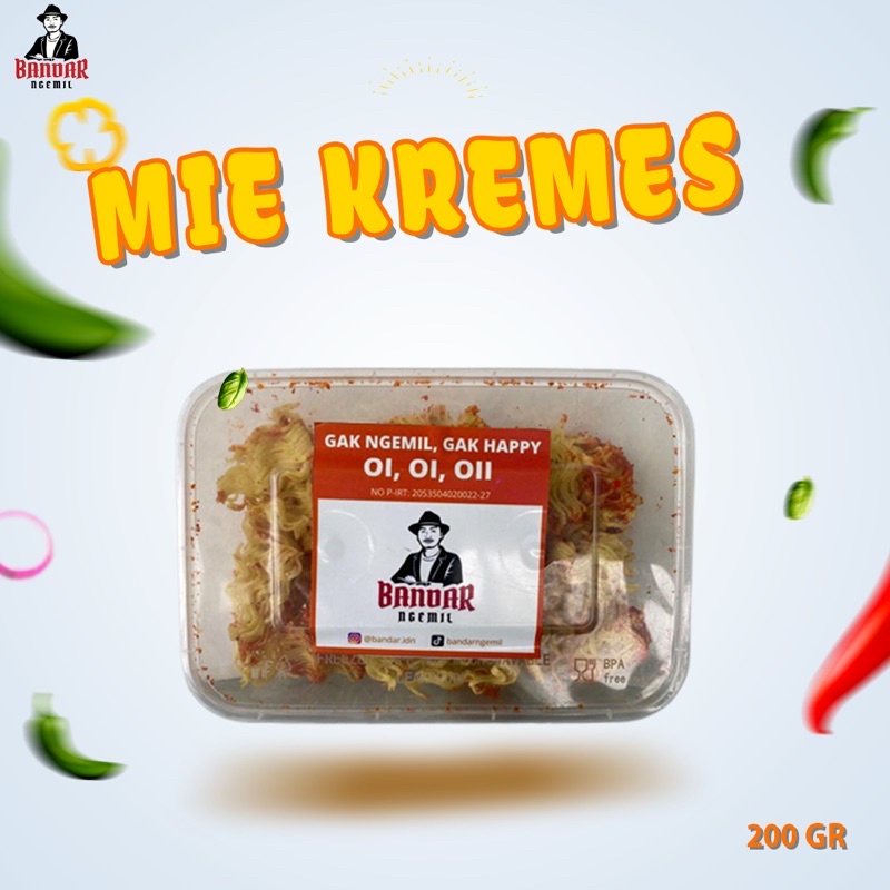 Jual mie kremes kriuk toples 200g | Shopee Indonesia