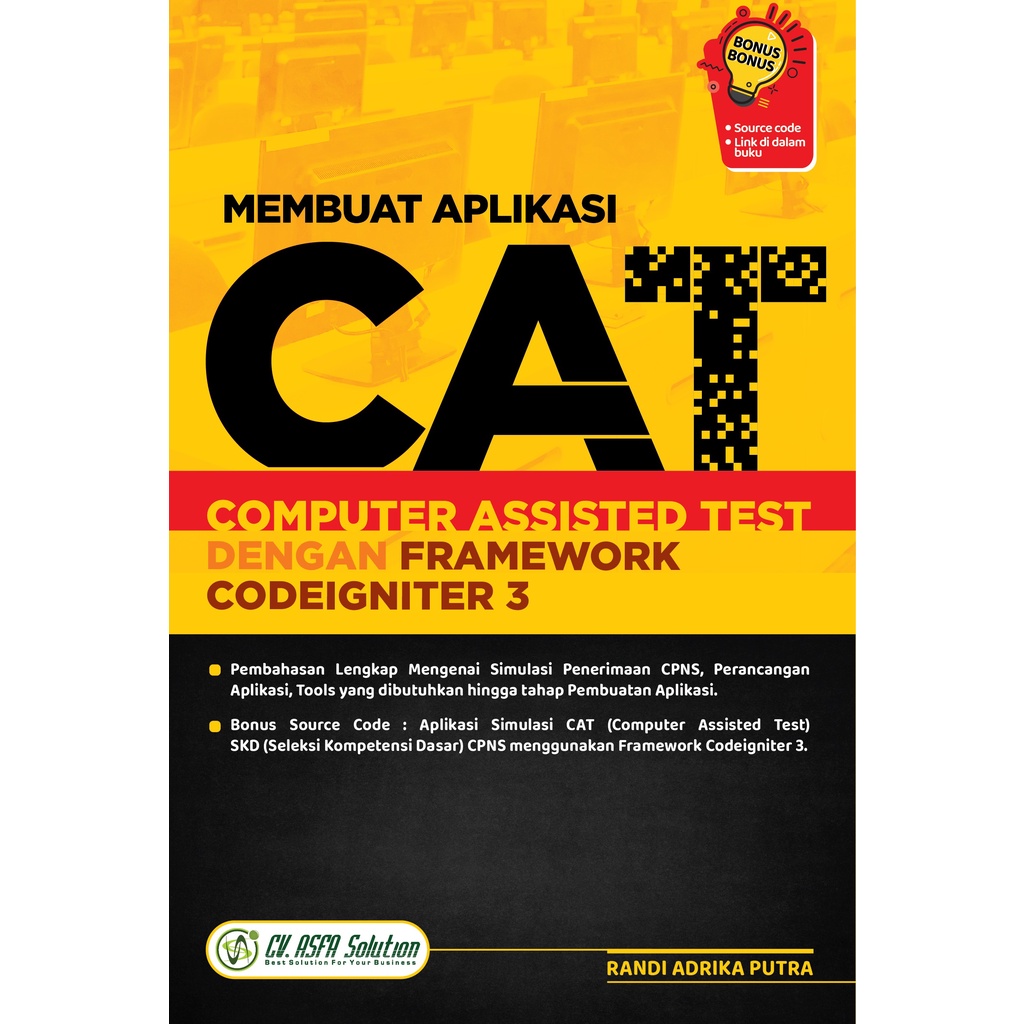 Jual BUKU MEMBUAT APLIKASI CAT DENGAN FRAMEWORK CODEIGNITER 3 | Shopee ...