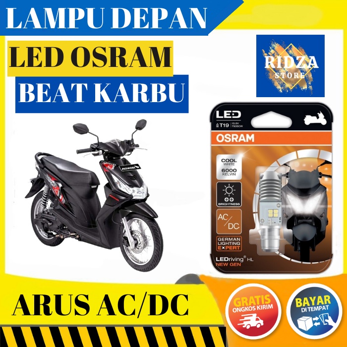 Jual LAMPU DEPAN LED OSRAM HONDA BEAT KARBU/ESP/FI ORIGINAL | Shopee ...