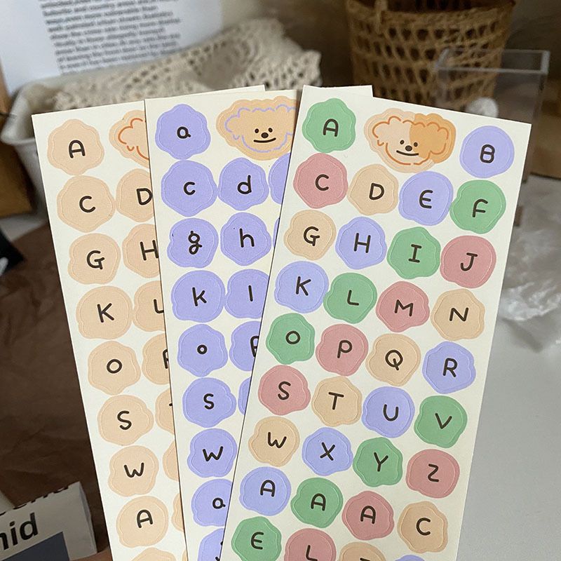 Jual ALPHABET STICKER HURUF DECO SCRAPBOOK DIY AESTHETIC | Shopee Indonesia