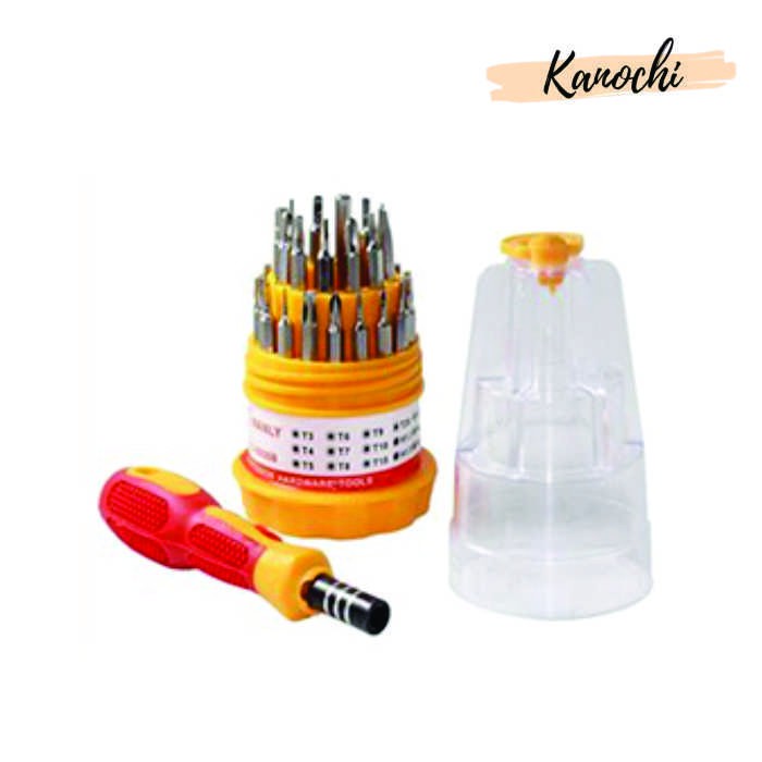 Jual Set obeng 31 in 1 obeng mini serbaguna multifungsi toolkit service | Shopee Indonesia