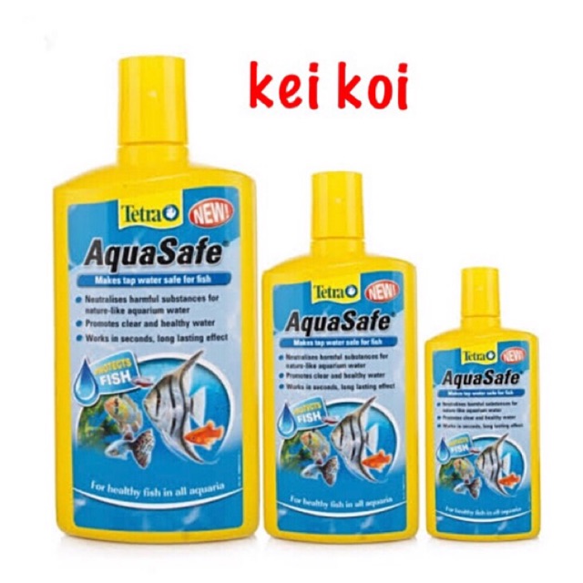 Jual Tetra Aqua Safe Aquasafe 100 / 250 / 500 ML | Shopee Indonesia