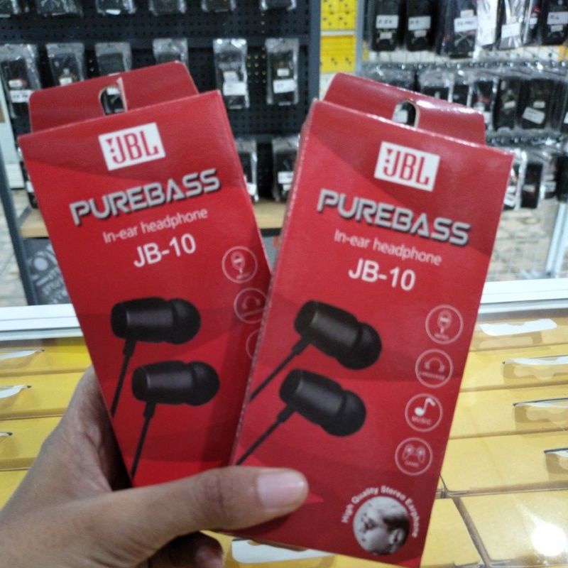 Jual Headset Jbl JB-10 + mic | Shopee Indonesia