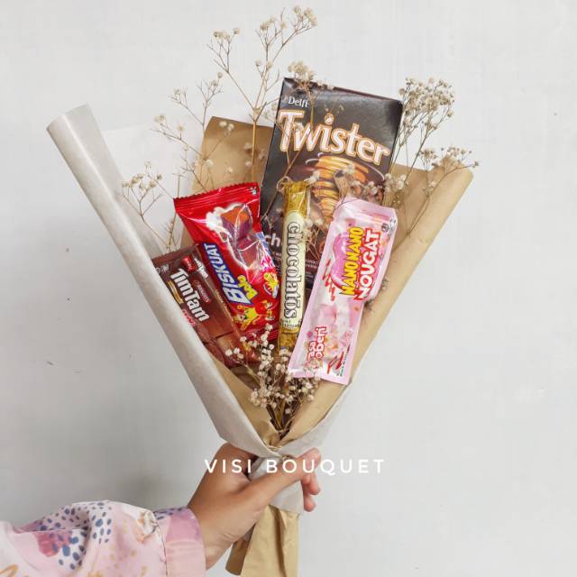 Jual buket snack | buket jajanan | buket bunga kering murah unik ...
