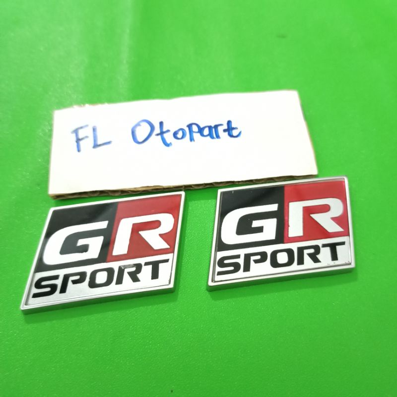 Jual LOGO EMBLEM GR SPORT YARIS FORTUNER AGYA VELOZ RUSH ORIGINAL ...