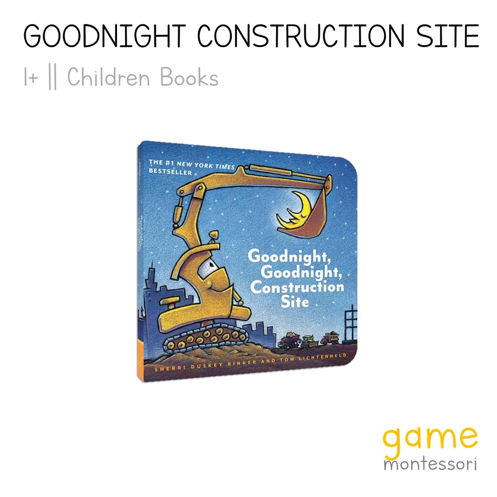 Jual Game Montessori Goodnight Goodnight Construction Site Board Book ...