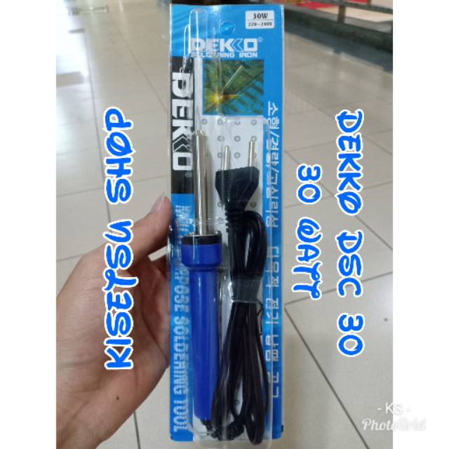 Jual Solder Dekko Type DSC - 30 / DSC-30 30 Watt Soldering Iron 30W | Shopee Indonesia