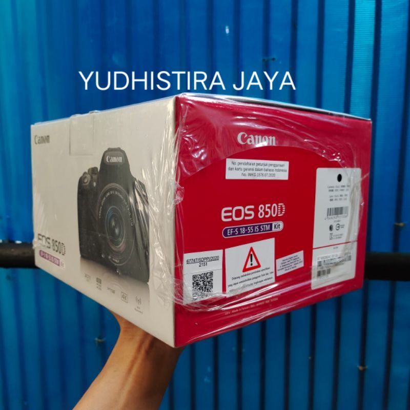 Jual Canon EOS 850D Kit 18-55mm f4-5.6 IS STM Resmi Canon | Shopee ...