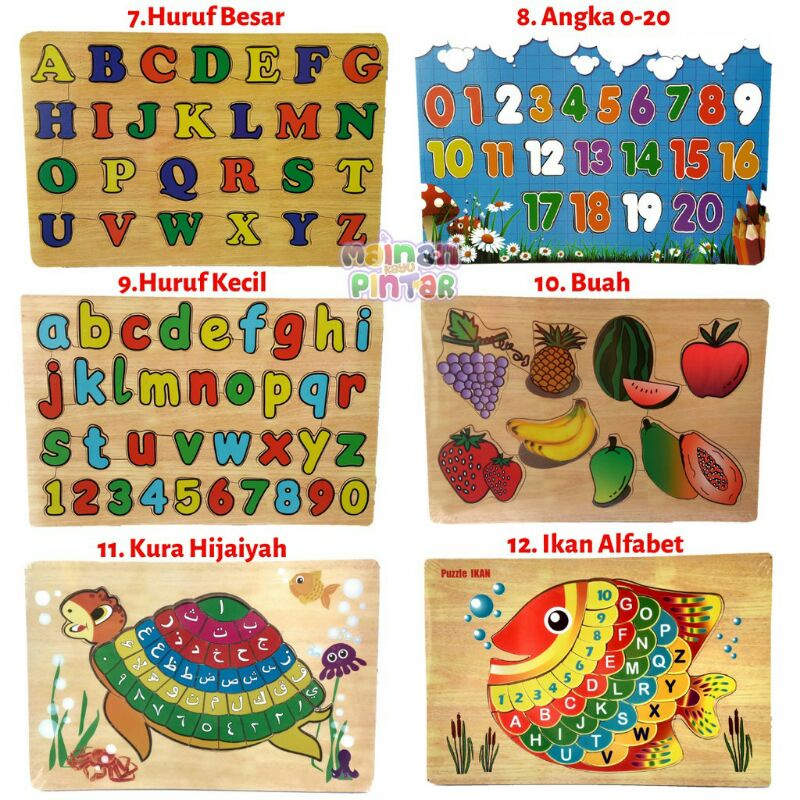Jual Puzzle - Alat Permainan Edukatif (APE) | Shopee Indonesia