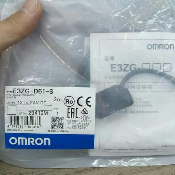 Jual kios.tabatha - Omron Photoelectric Sensor E3ZG-D61-S (12-24Vdc) | Shopee Indonesia