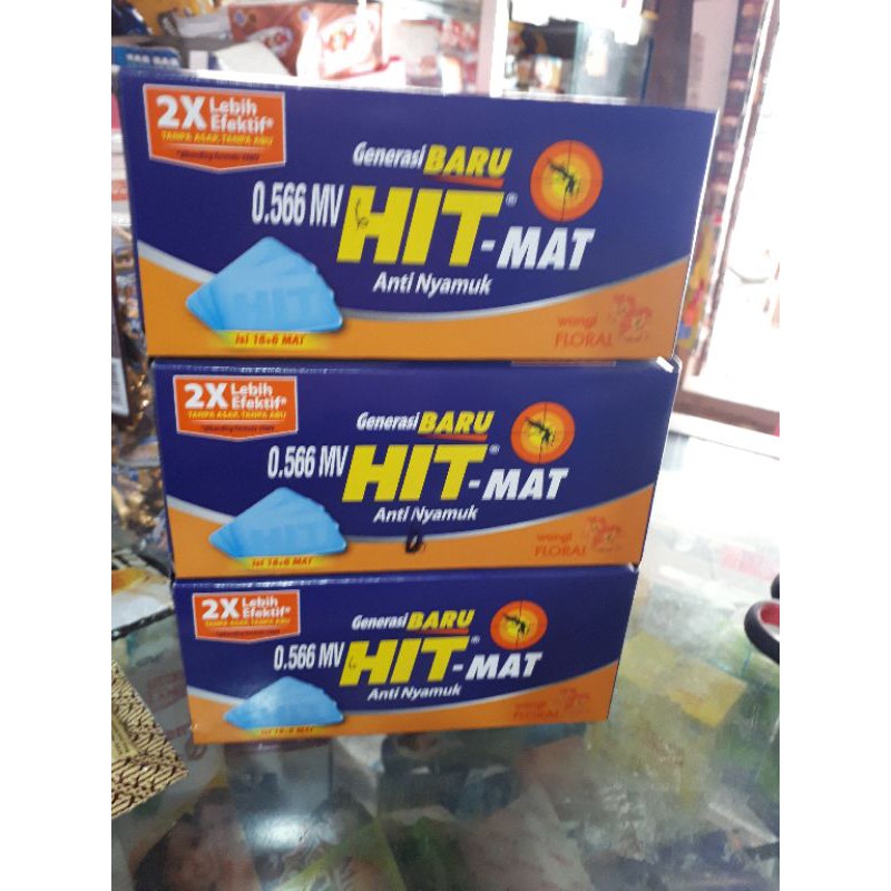 Jual HIT MAT anti nyamuk wangi floral isi 18 + 6 mat | Shopee Indonesia