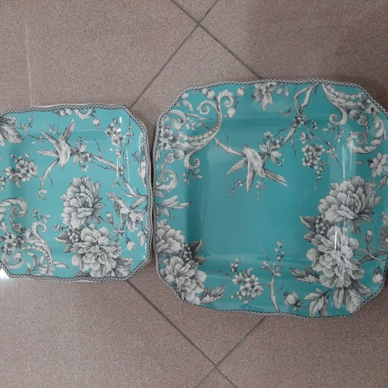 Jual [SET] ADELAIDE SQUARE DINNER PLATE PIRING KERAMIK SANGO KOTAK ...