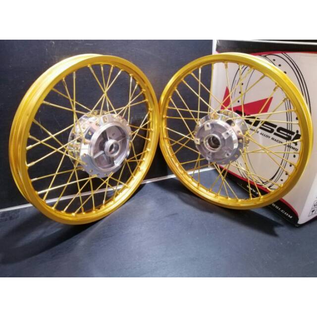 Jual VELG VIXION OLD ROSSI WM GOLD VELG PAKETAN MOTOR YAMAHA VIXION OLD ...