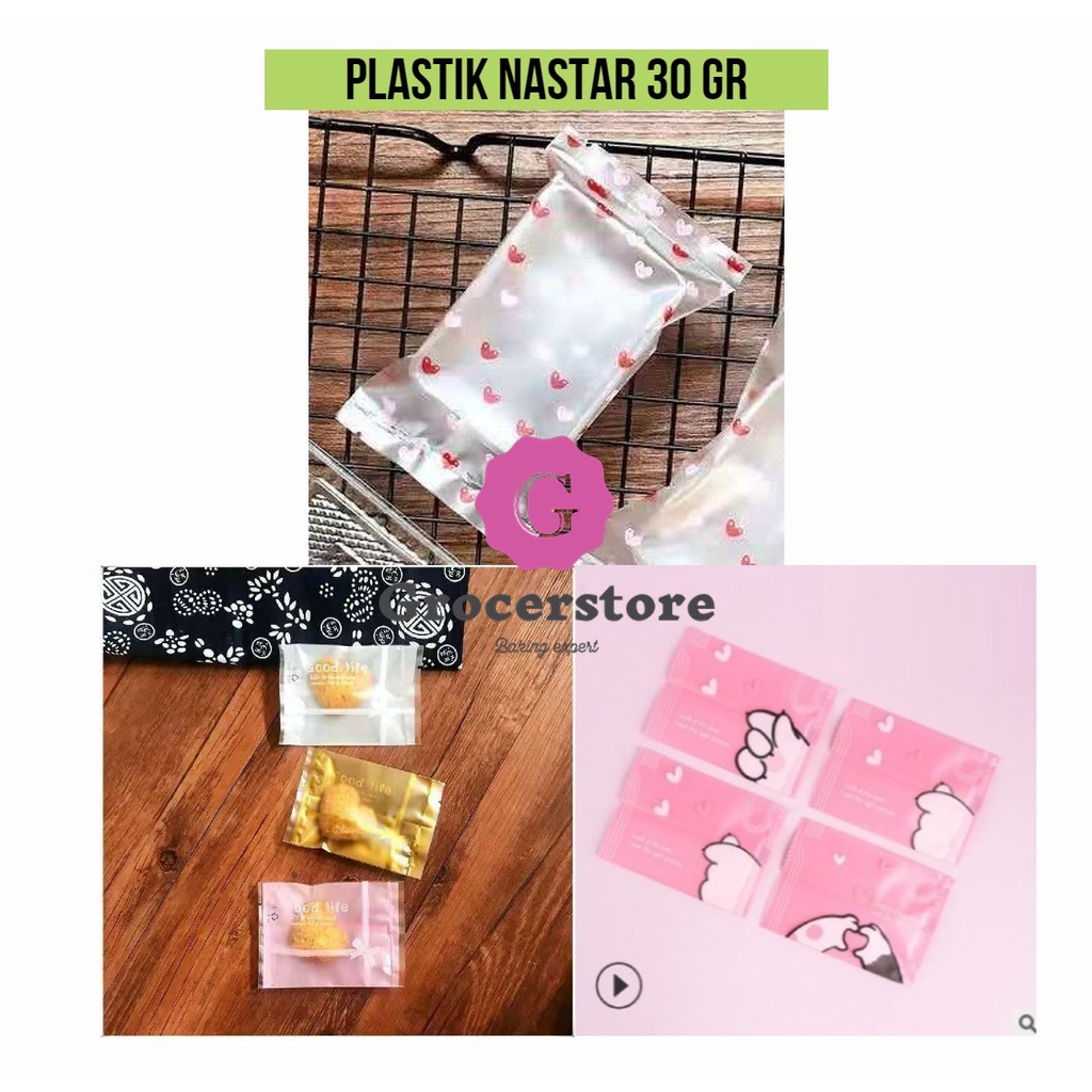 Jual Plastik Nastar Plastik Bungkus Kue Kering Mooncake Biskuit 30 gr ...