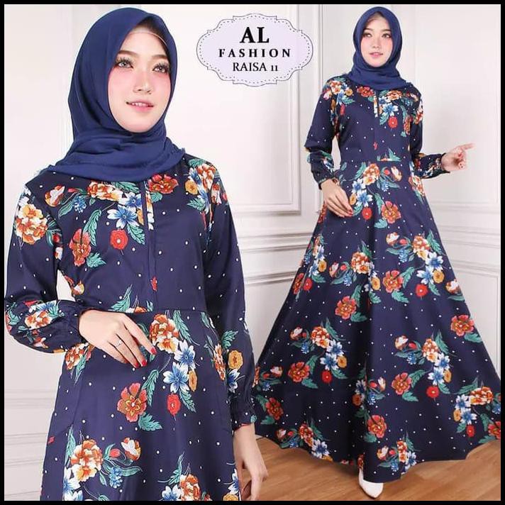 Jual On Sale Gamis Motif Bunga Gamis Wanita Terbaru Gamis Syari Long ...