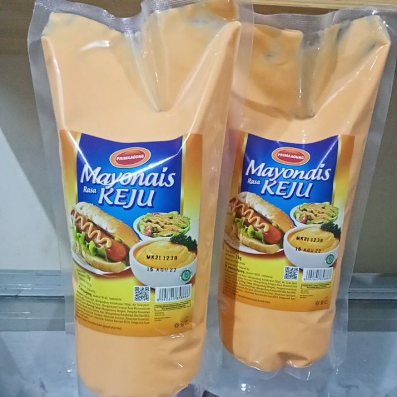 Jual Prima Agung Mayonaise Rasa Keju 1kg | Shopee Indonesia